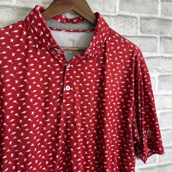 Anderson Ord | Shirts | Anderson Ord Primary Red Ocean Animals All Over ...